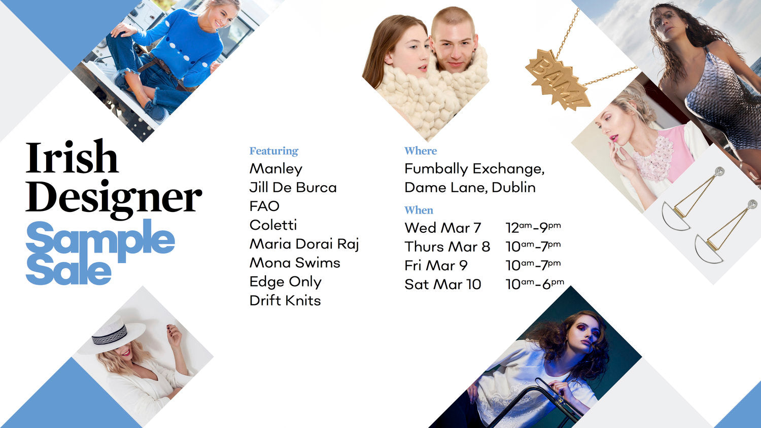 IRISH DESIGNER SAMPLE SALE IS IN DUBLIN TOWN – FAO Millinery